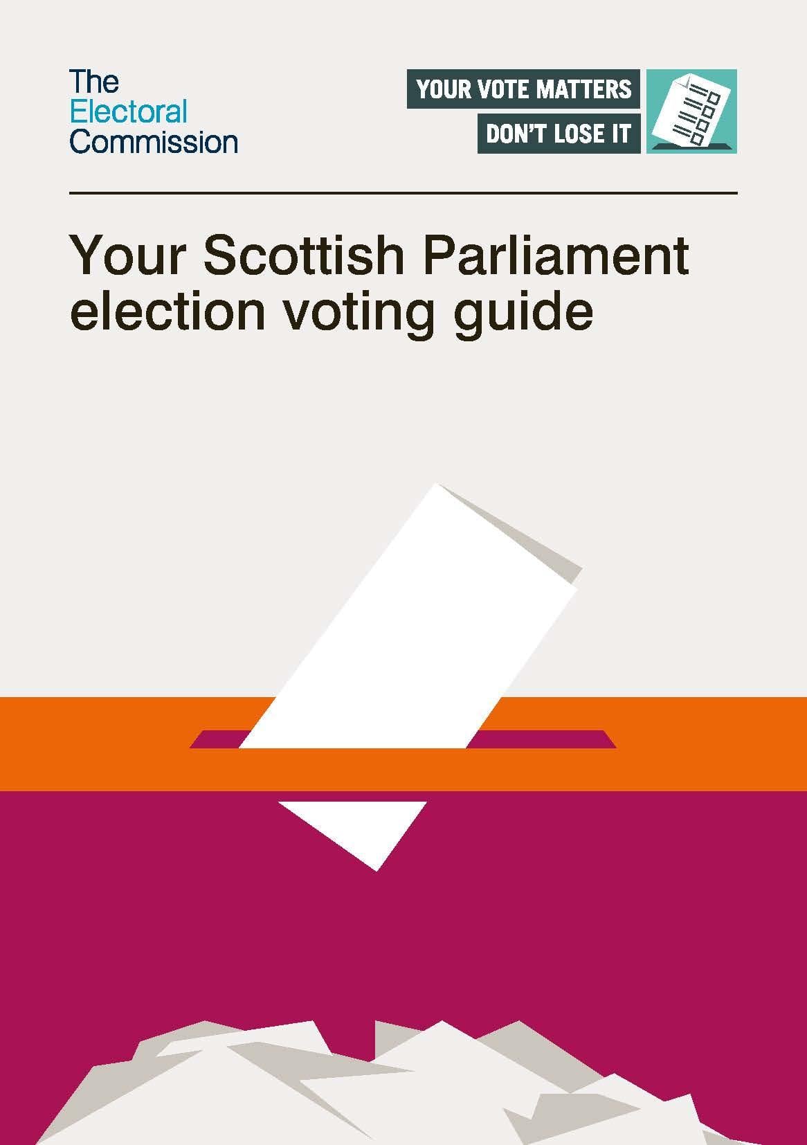 Scottish Parliament election 2026 media guide | Electoral Commission
